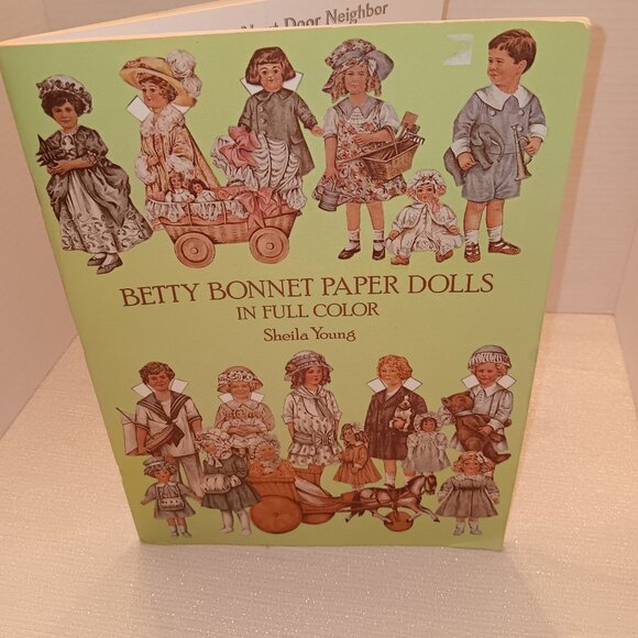 Other | Betty Bonnet Victorian Paper Dolls Full Color Sheila Young 1982 ...